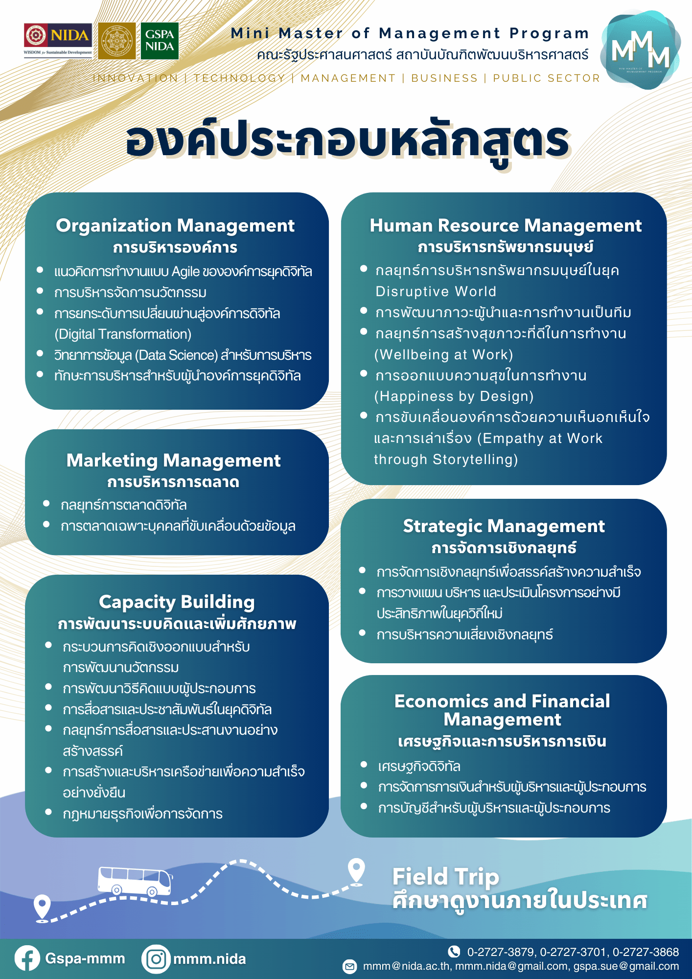 หลักสูตร MMM | พัฒนาผู้บริหารยุคใหม่กับ Mini Master of Management